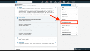 How to Add a Certificate Section to Your LinkedIn Profile